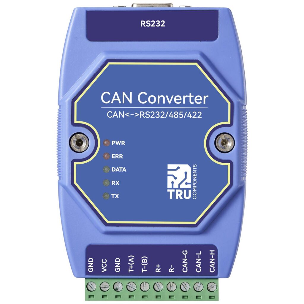TRU COMPONENTS TC-ECAN-401 konverter CAN bus, Modbus-RTU, RS-485, RS-422, RS-232 - Elektroleum